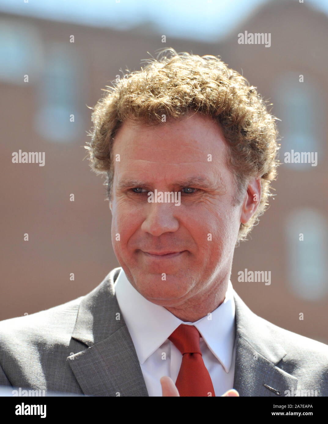 LOS ANGELES, CA - MARCH 24, 2015: Will Ferrell on Hollywood Boulevard ...