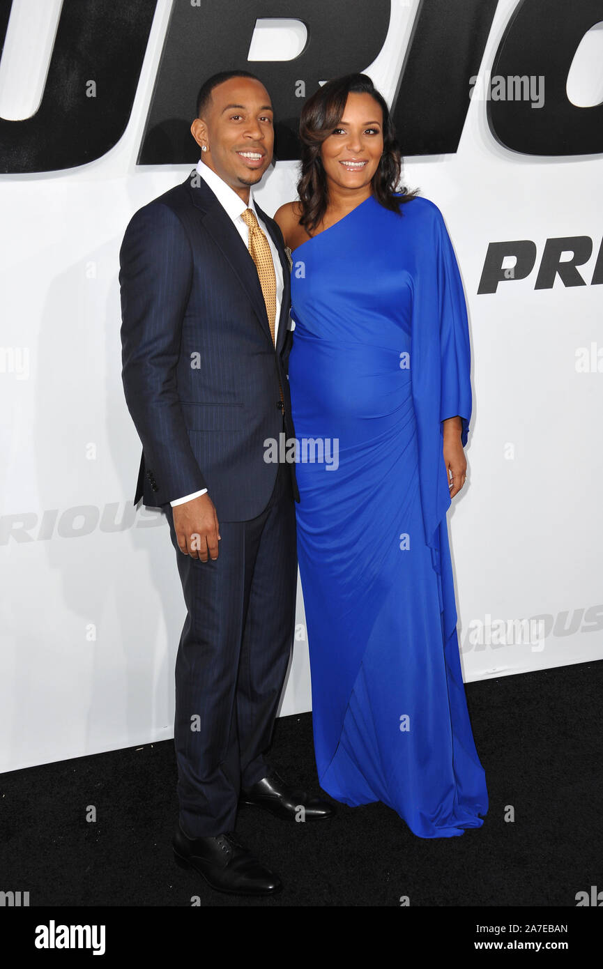 LOS ANGELES, CA - APRIL 1, 2015: Chris "Ludacris" Bridges & Eudoxie ...