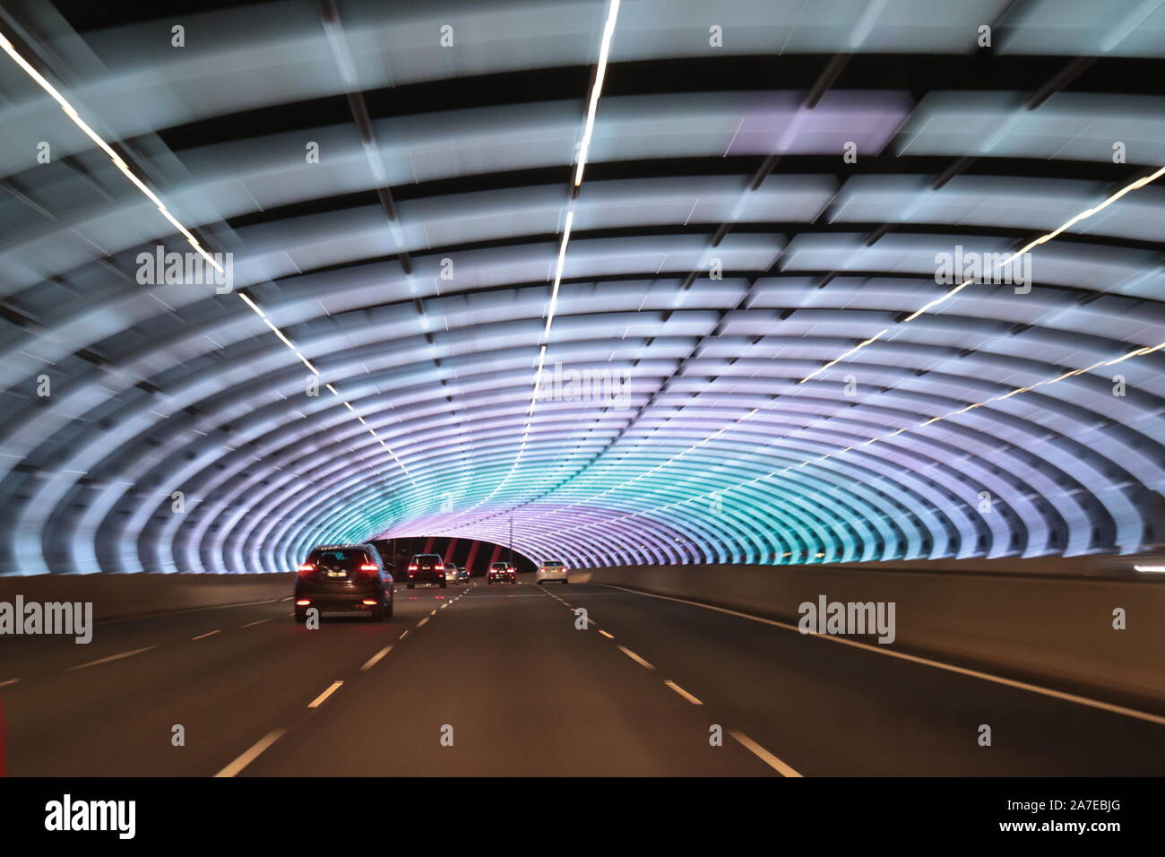 Cars Driving Through Tunnel High Resolution Stock Photography and ...