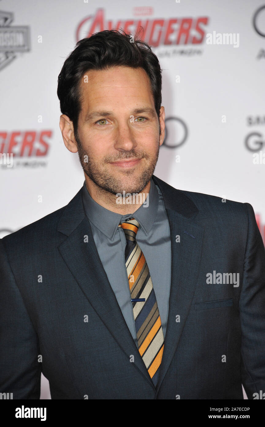 LOS ANGELES, CA - APRIL 13, 2015: Paul Rudd at the world premiere of ...