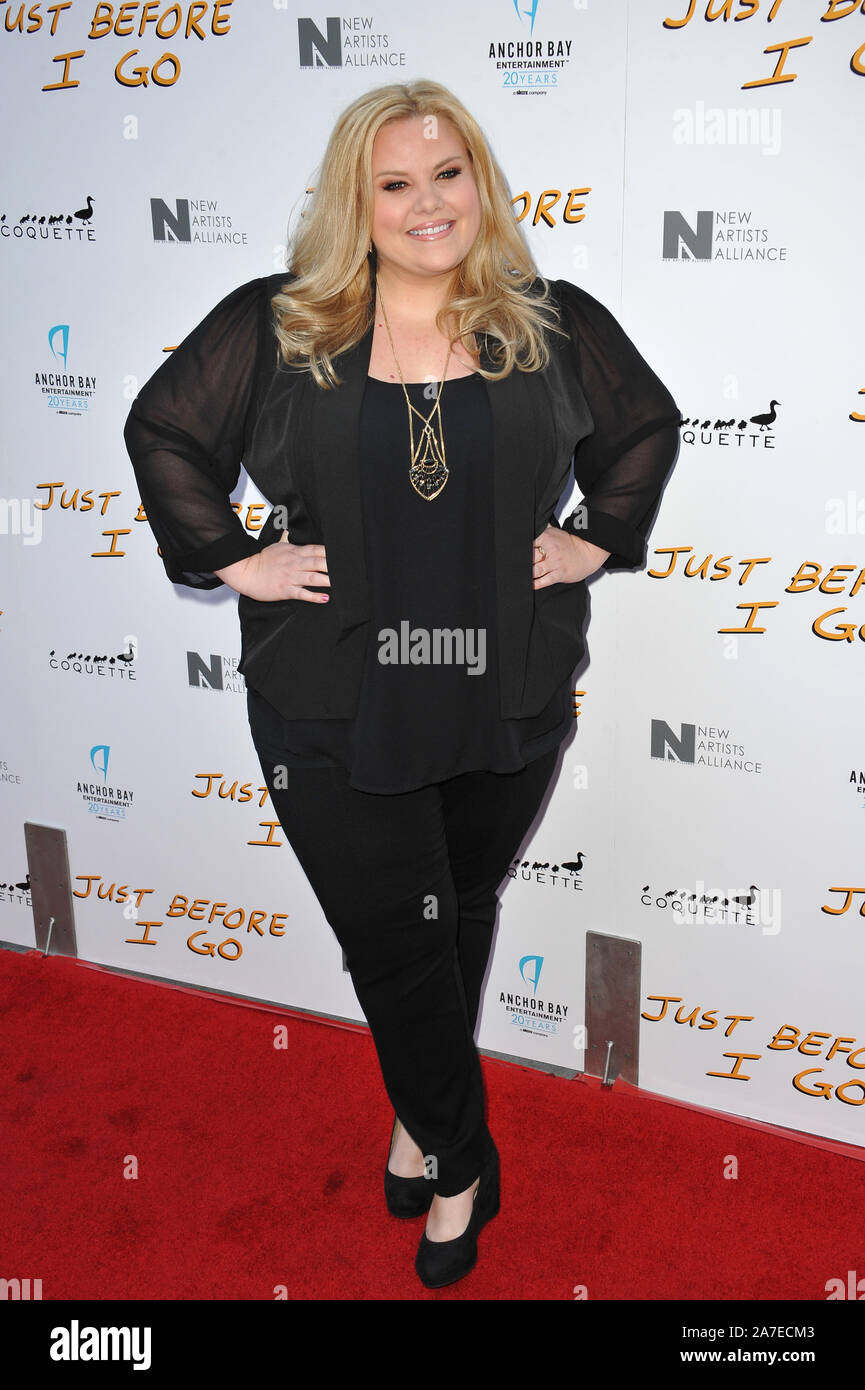 LOS ANGELES, CA - APRIL 20, 2015: Mackenzie Marsh at the premiere of ...