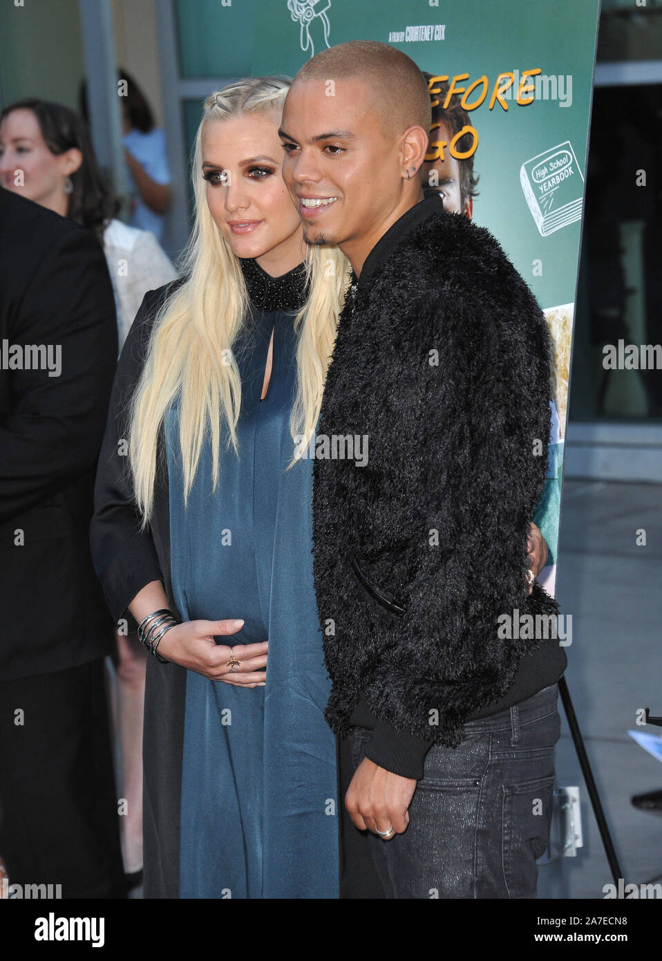 LOS ANGELES, CA - APRIL 20, 2015: Evan Ross, son of Diana Ross, & wife ...