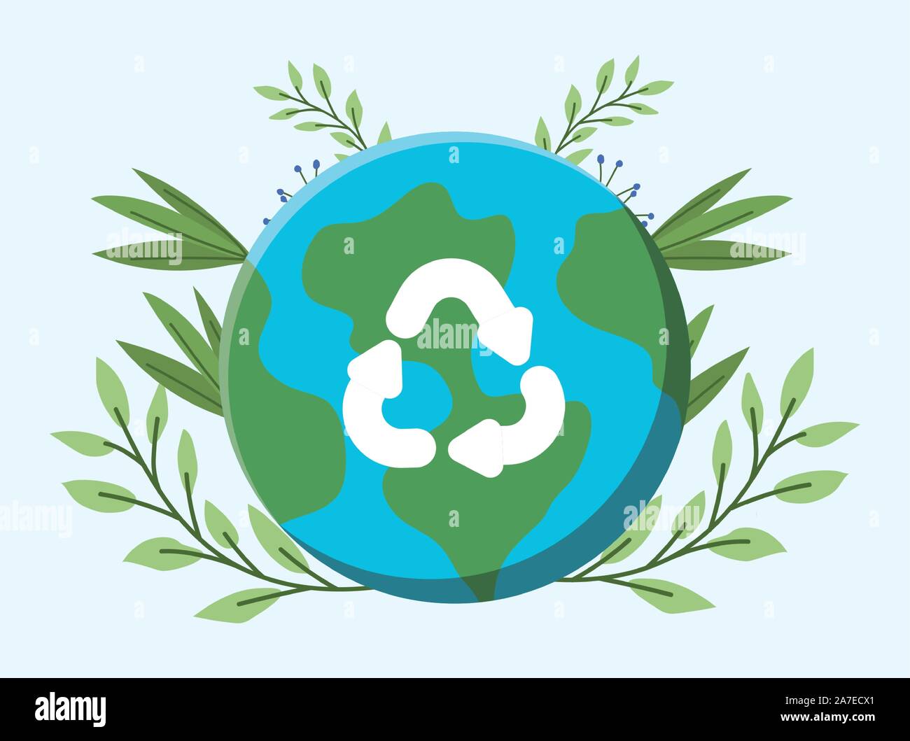Eco Friendly Earth Poster Young Boy's Hand Holding Planet Earth Globe