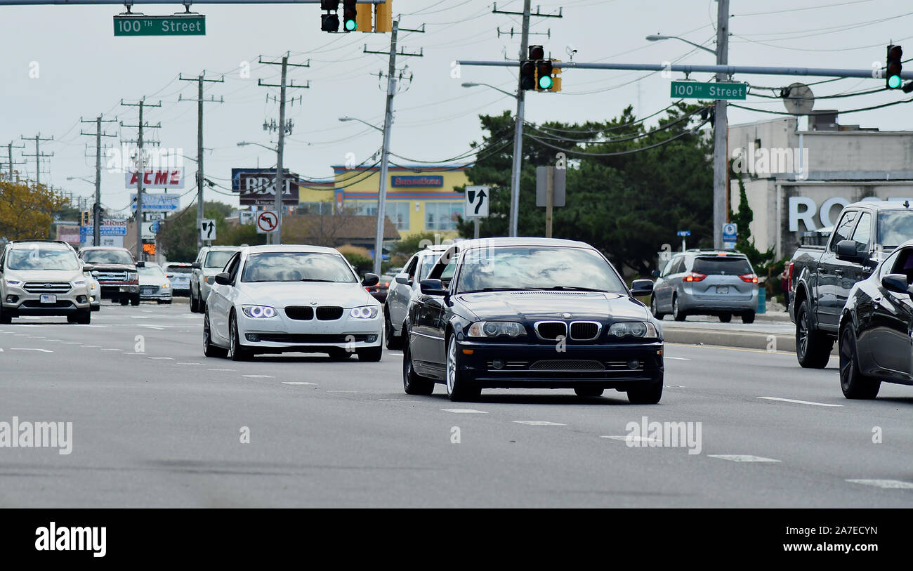 Modified engine cars gathering in Ocean City MD October 2019 Stock ...