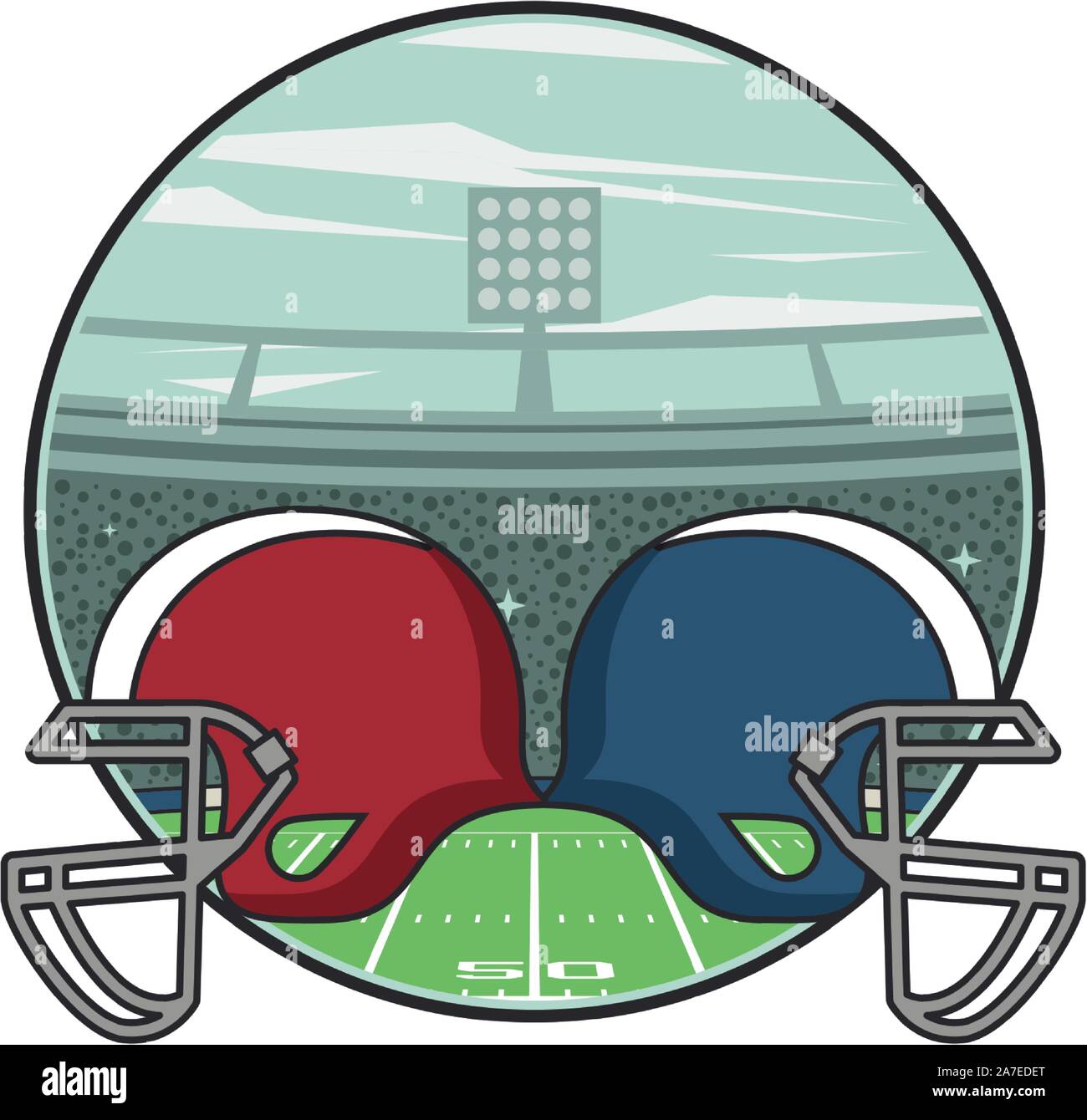 american football sport helmets icons Stock Vector Image & Art - Alamy