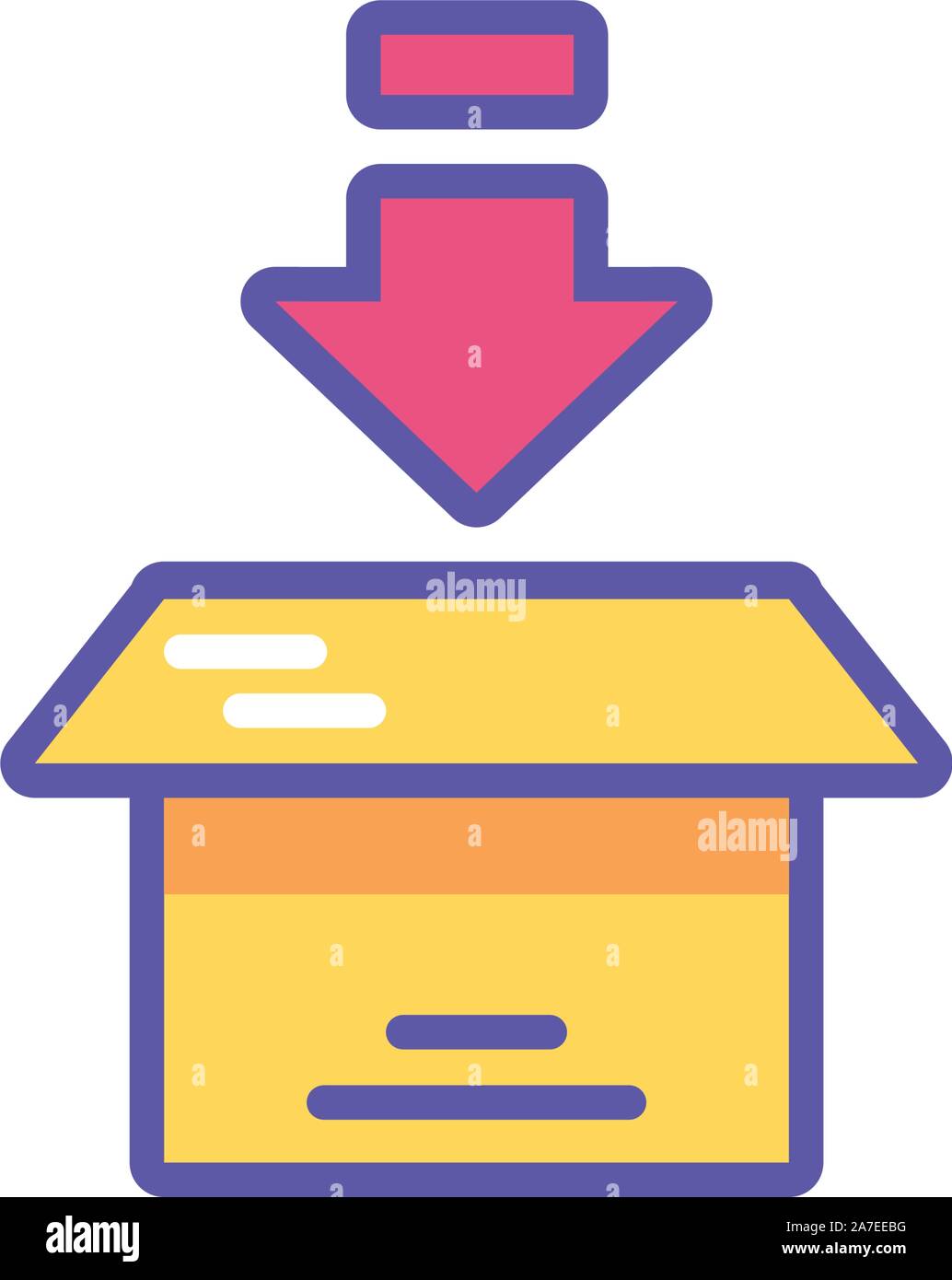 download information, files in white background vector illustration ...