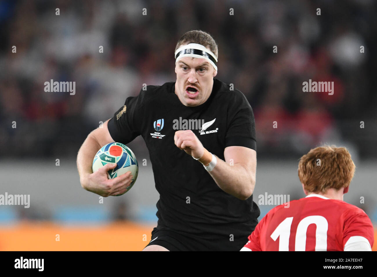 Brodie Retallick of New Zealand during the 2019 Rugby World Cup Bronze ...