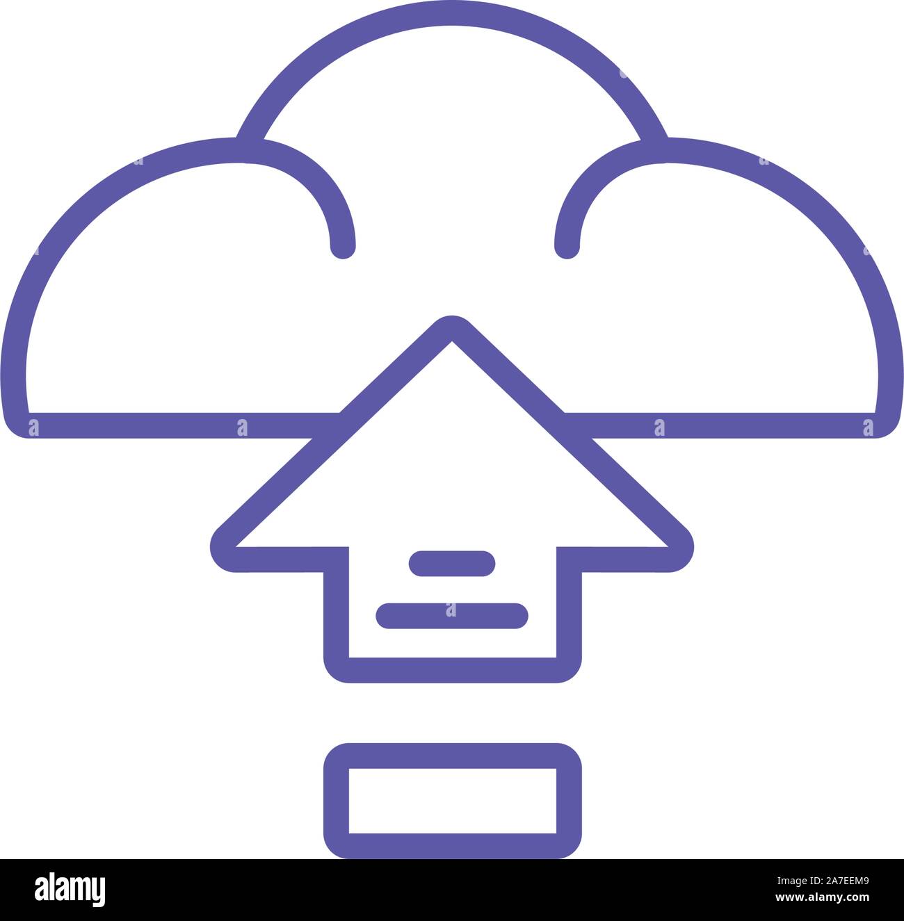 upload information in white background vector illustration design Stock ...