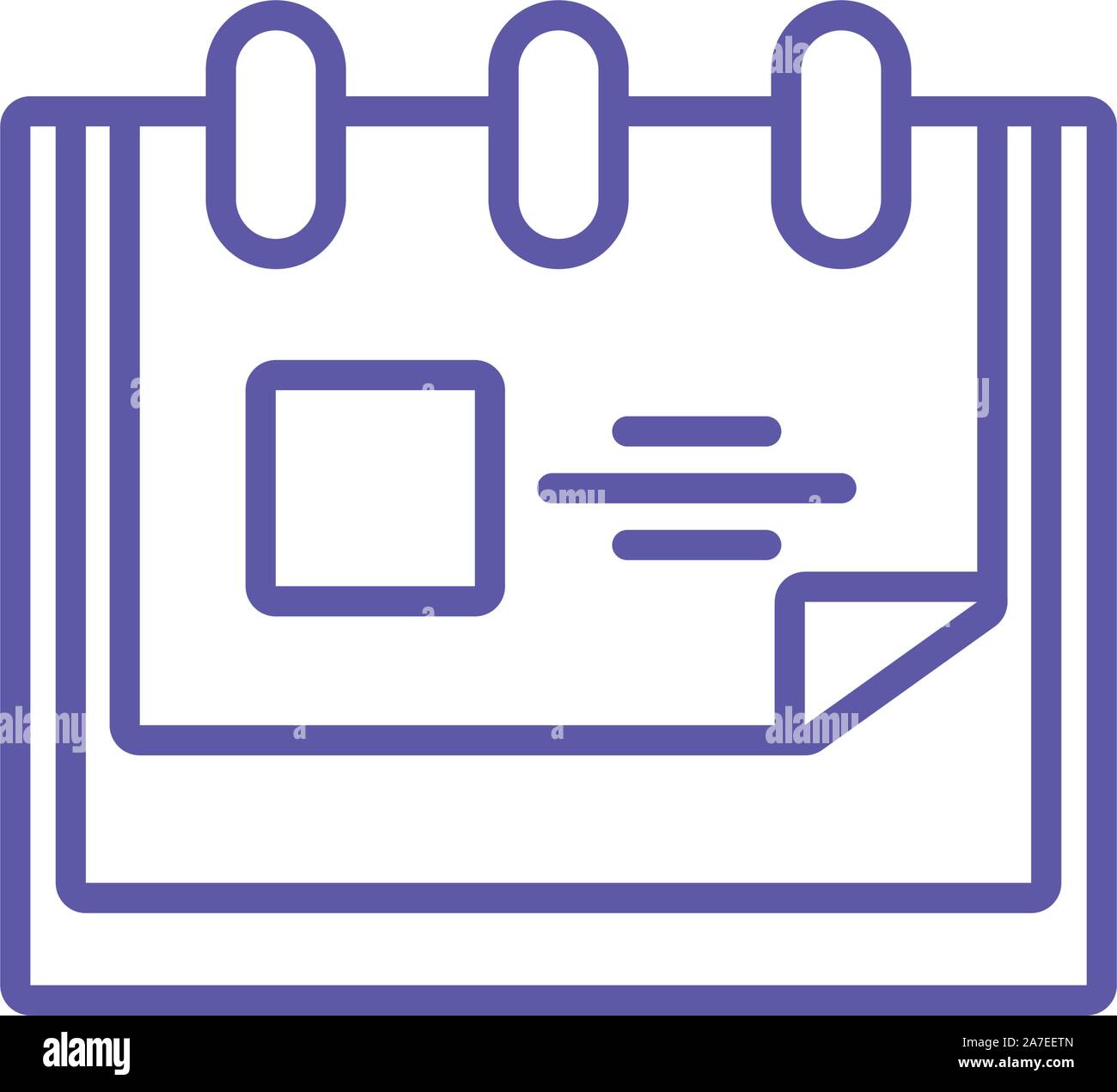 calendar reminder on white background vector illustration desing Stock ...