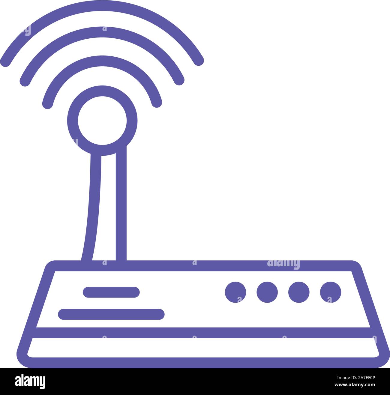 wireless router on white background vector illustration design Stock ...