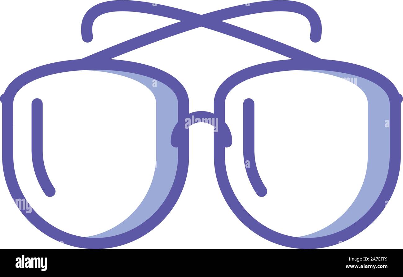 cute glasses on white background vector illustration design Stock ...