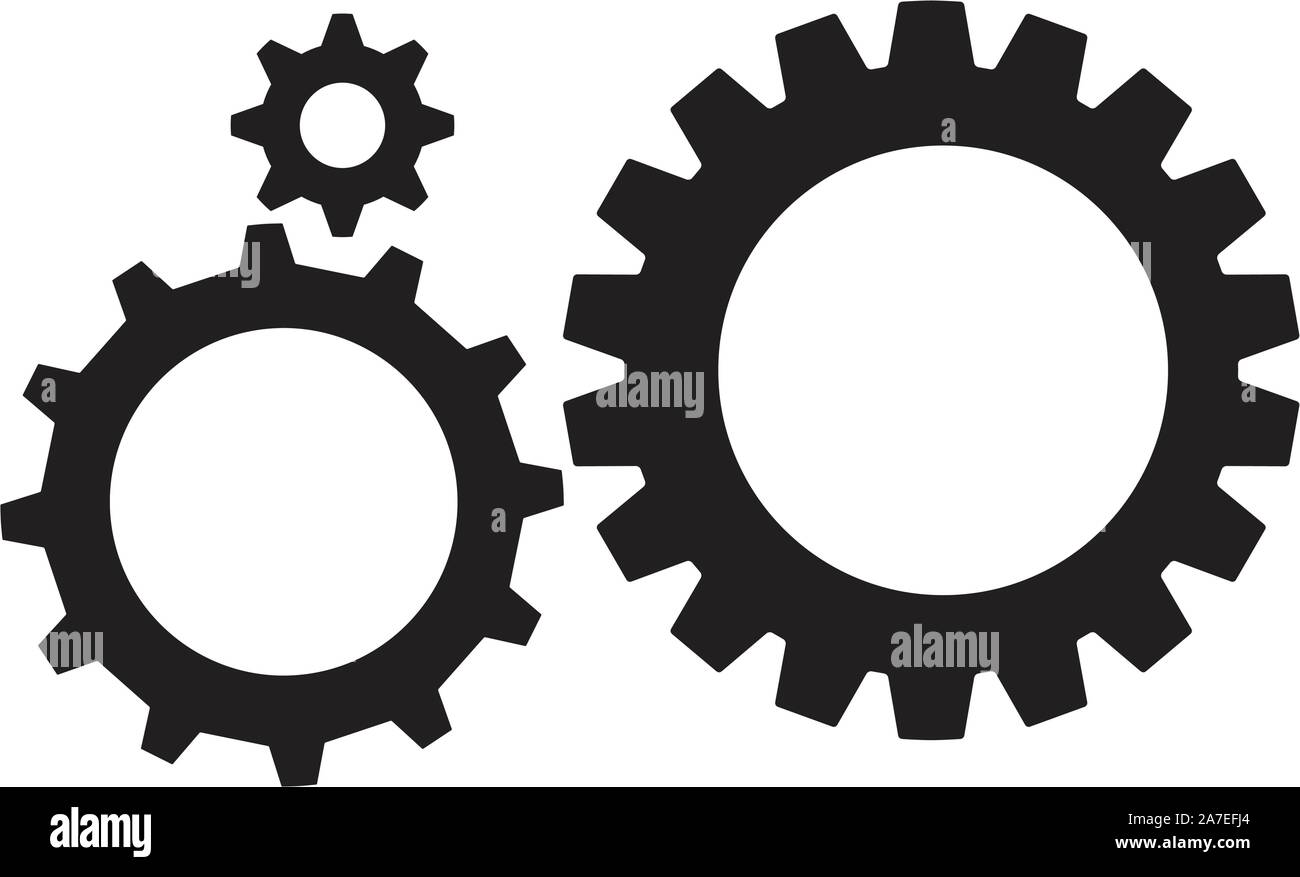 gear icon, Gear Wheels pictograms, Isolated gear wheels icon graphics ...