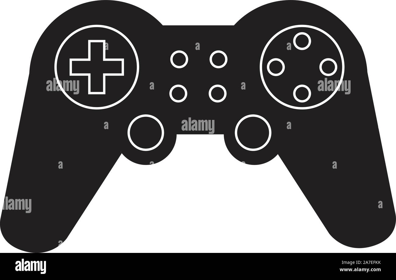 Game controller icon on white background. flat style. Game controller ...