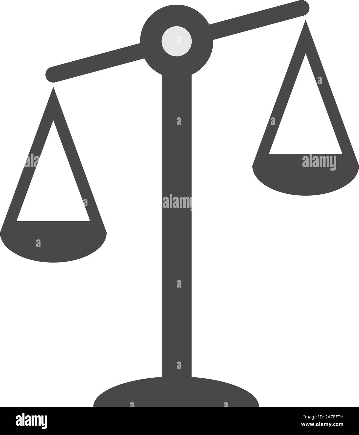 Pictograph of justice scales. flat style. scales icon for your web site ...