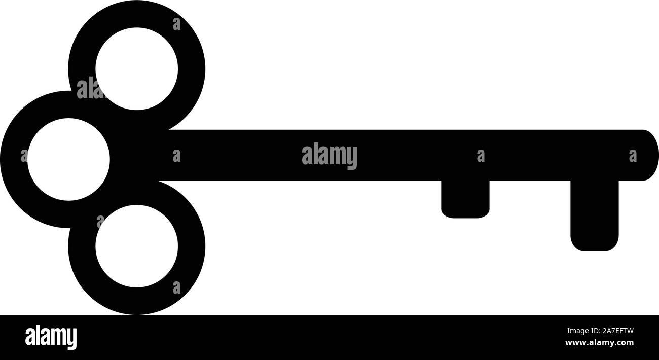 key Icon on white background. key symbol. flat style. key icon for your ...