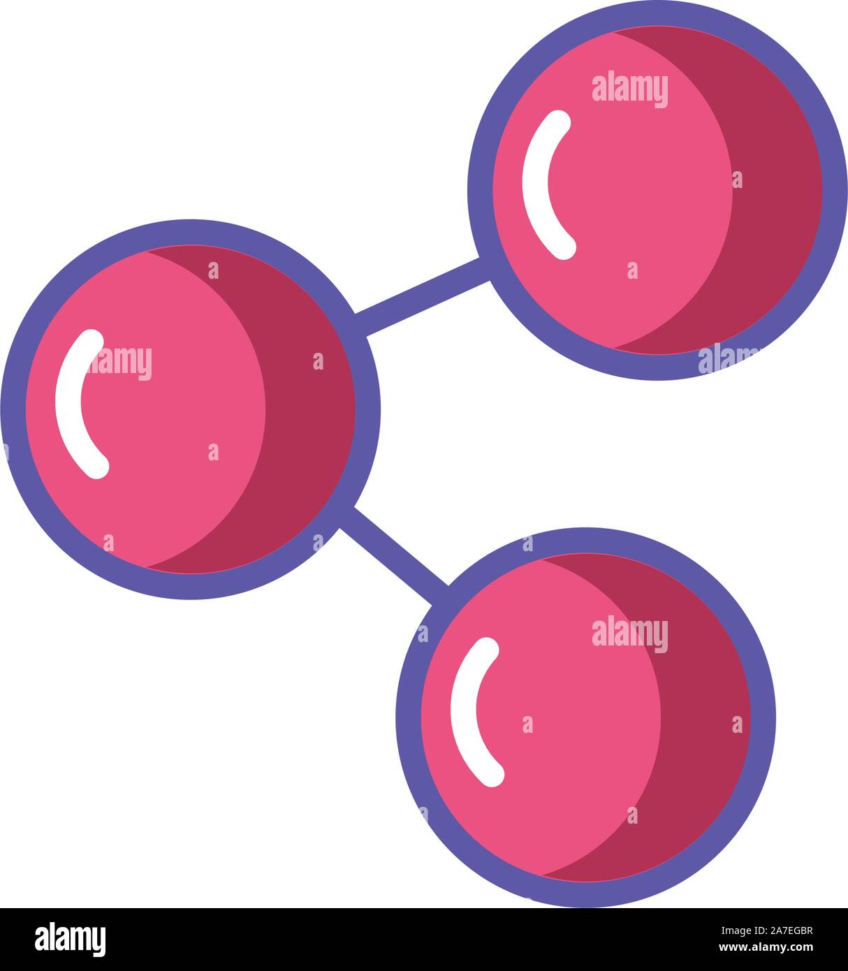 share symbol on white background vector illustration design Stock ...