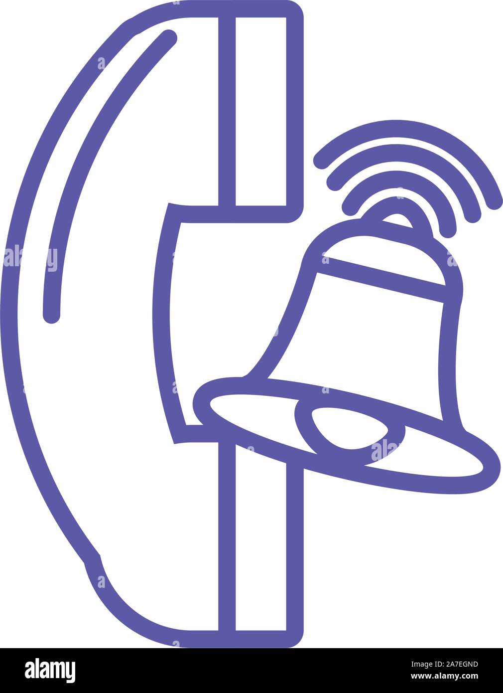 telephone receiver on white background vector illustration design Stock ...