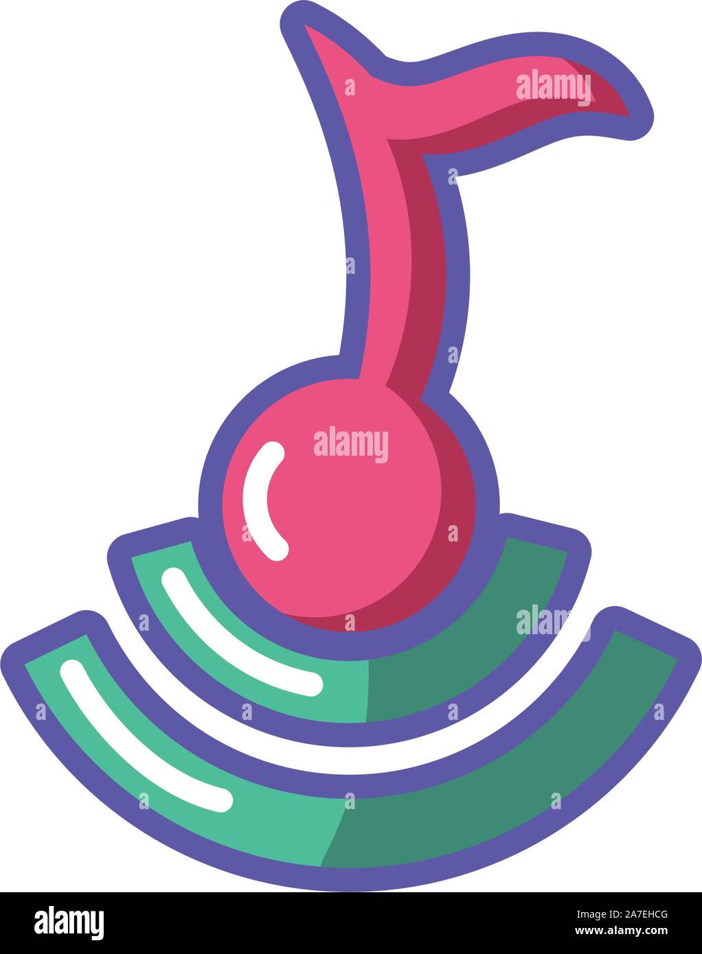 musical note on white background vector illustration design Stock ...