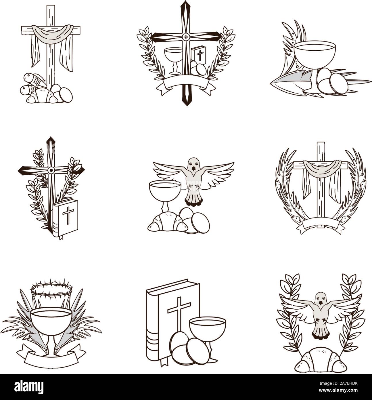 First holy communion priest Cut Out Stock Images & Pictures - Alamy