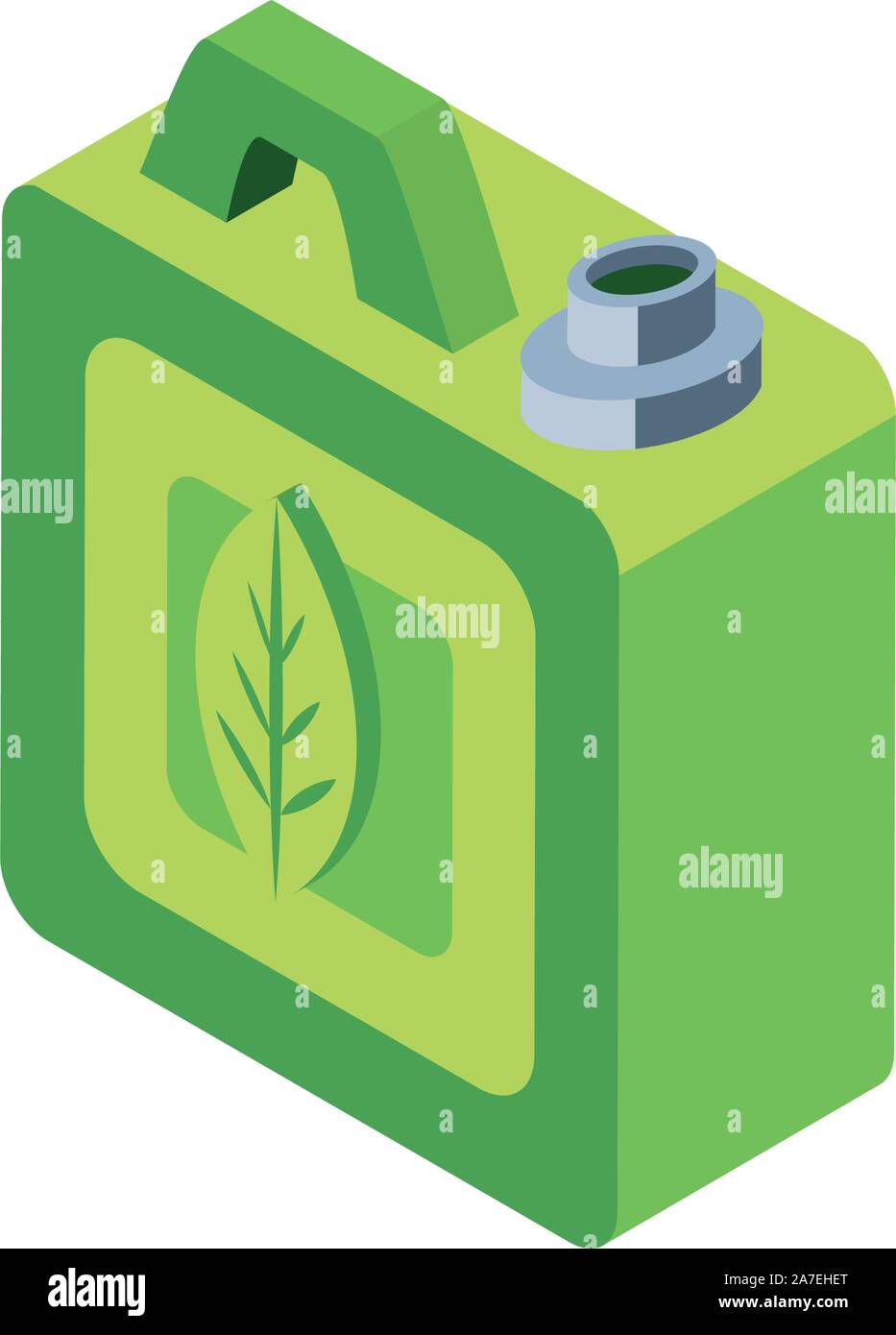 ecological fuel, renewable energy on white background vector ...