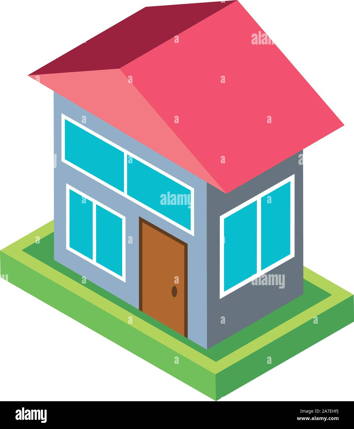 Window view houses on Cut Out Stock Images & Pictures - Alamy