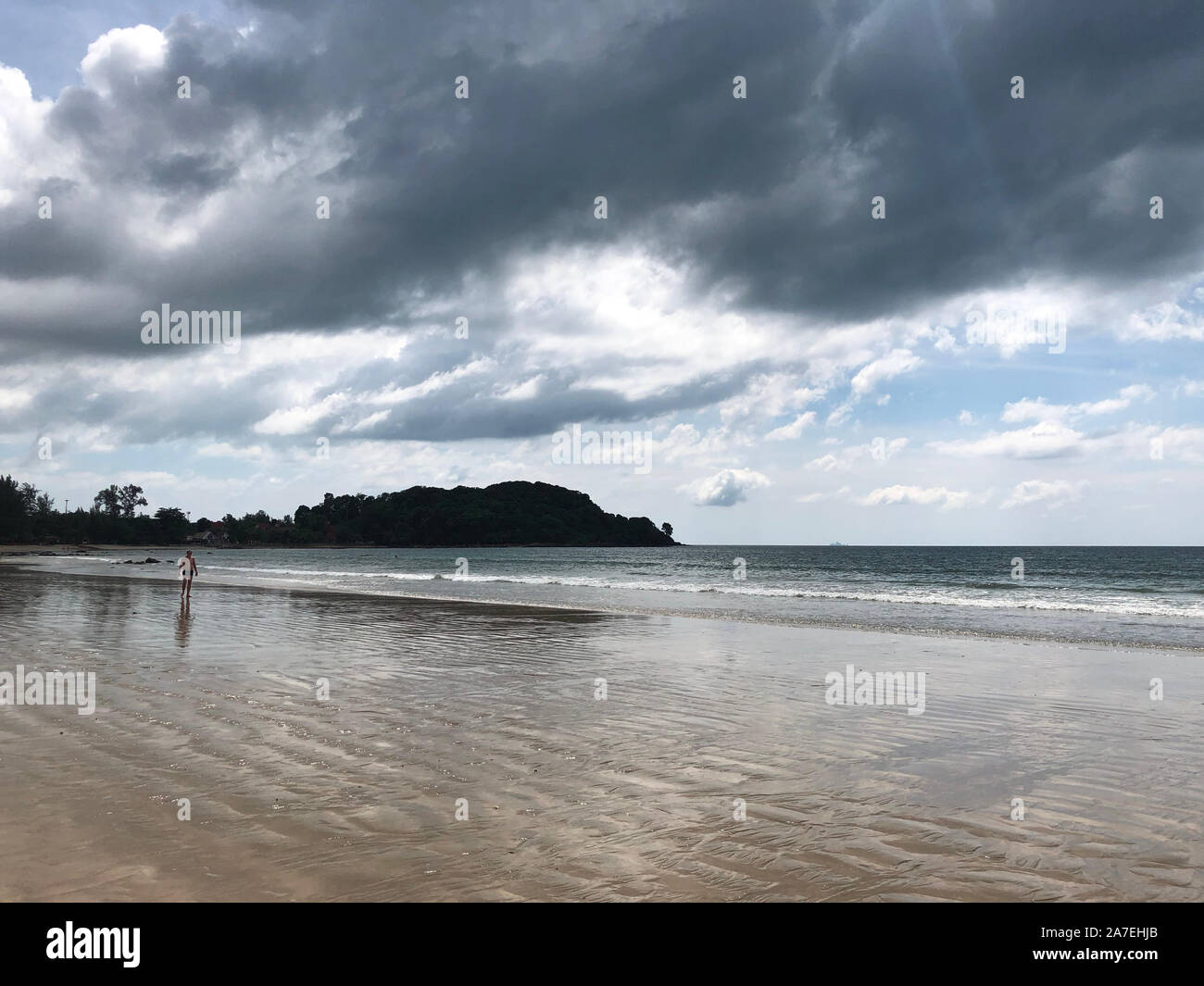 Landscape of a beach of Thailand Stock Photo - Alamy