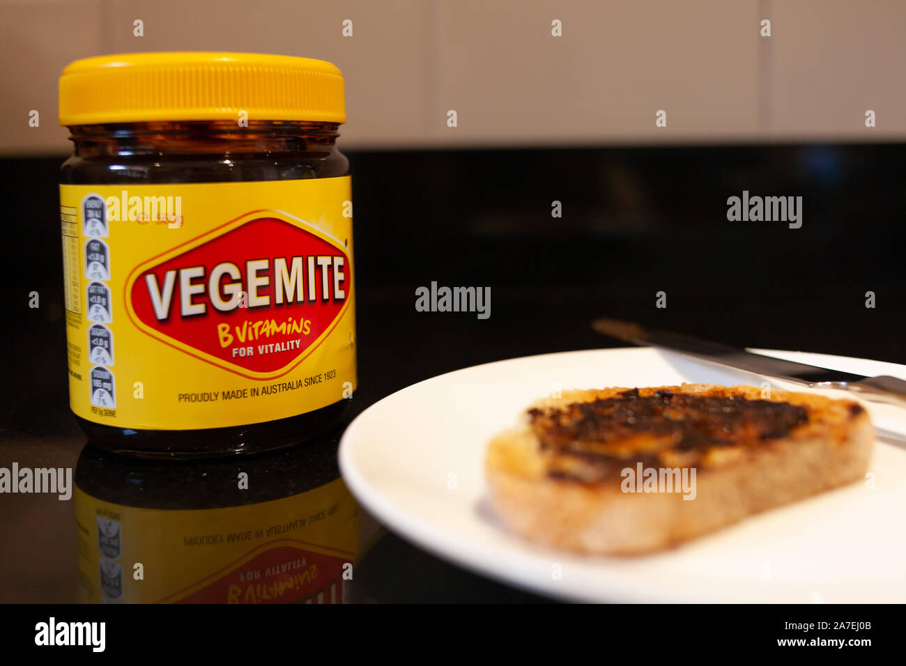 Vegemite on toast butter iconic hi-res stock photography and images - Alamy