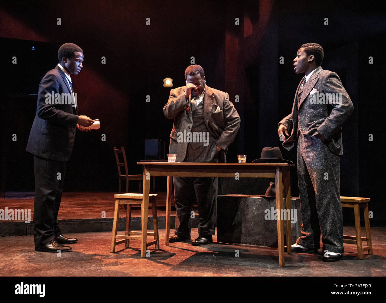 London, UK. 01st Nov, 2019. Wendell Pierce, Sope Dirisu and Natey Jones ...
