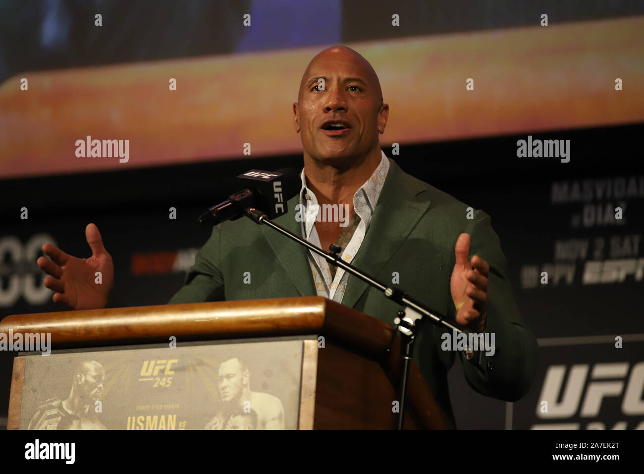 New York, NEW YORK, ESTADOS UNIDOS. 1st Nov, 2019. Actor and former ...