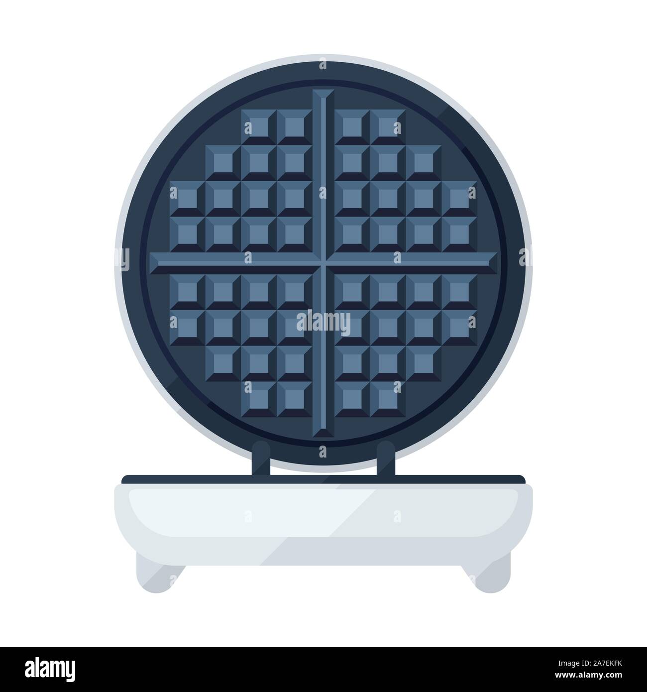 Circle waffle Stock Vector Images - Alamy