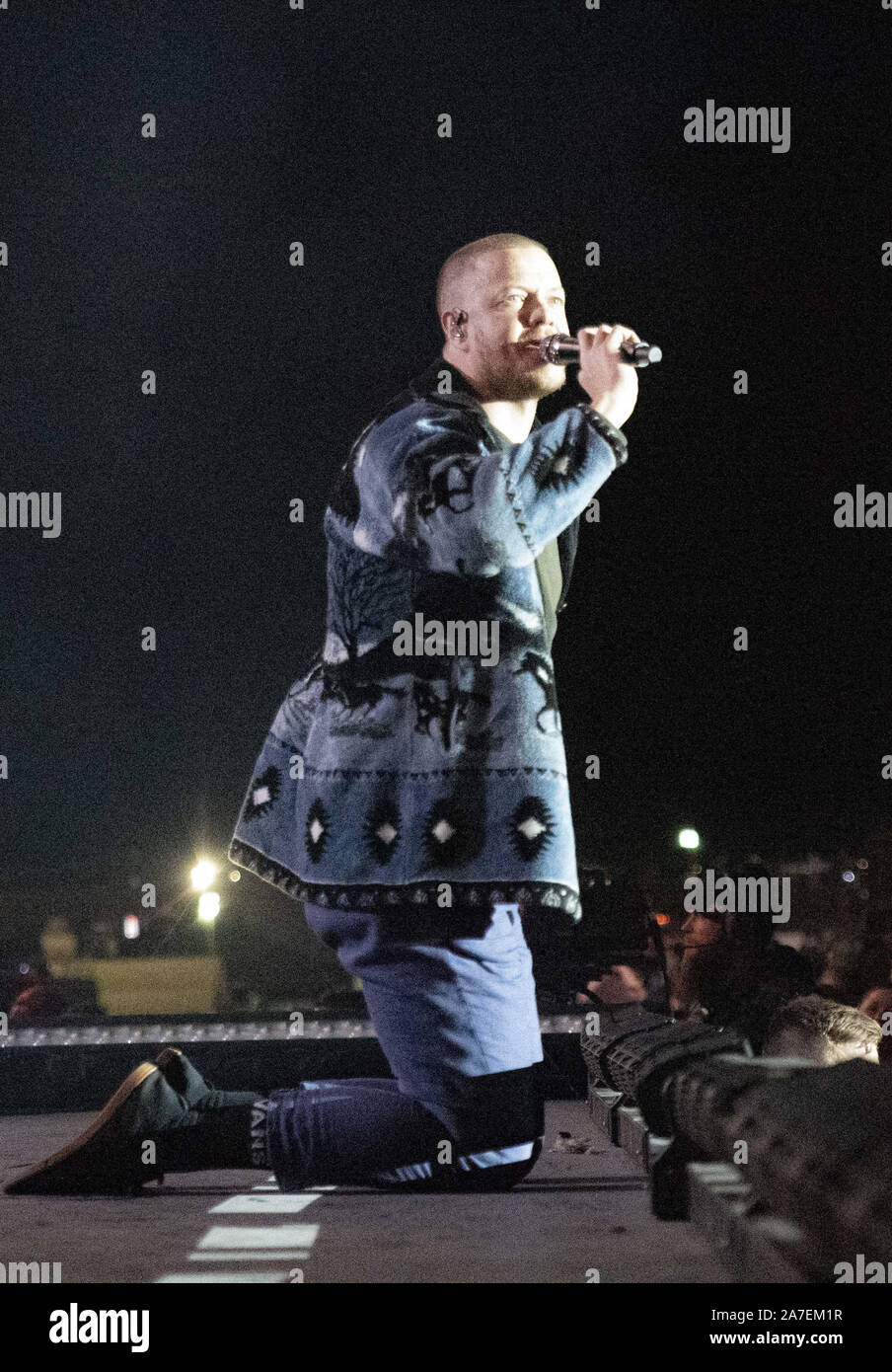 November 1, 2019, Austin, Texas, U.S: IMAGINE DRAGONS Outdoor Concert ...