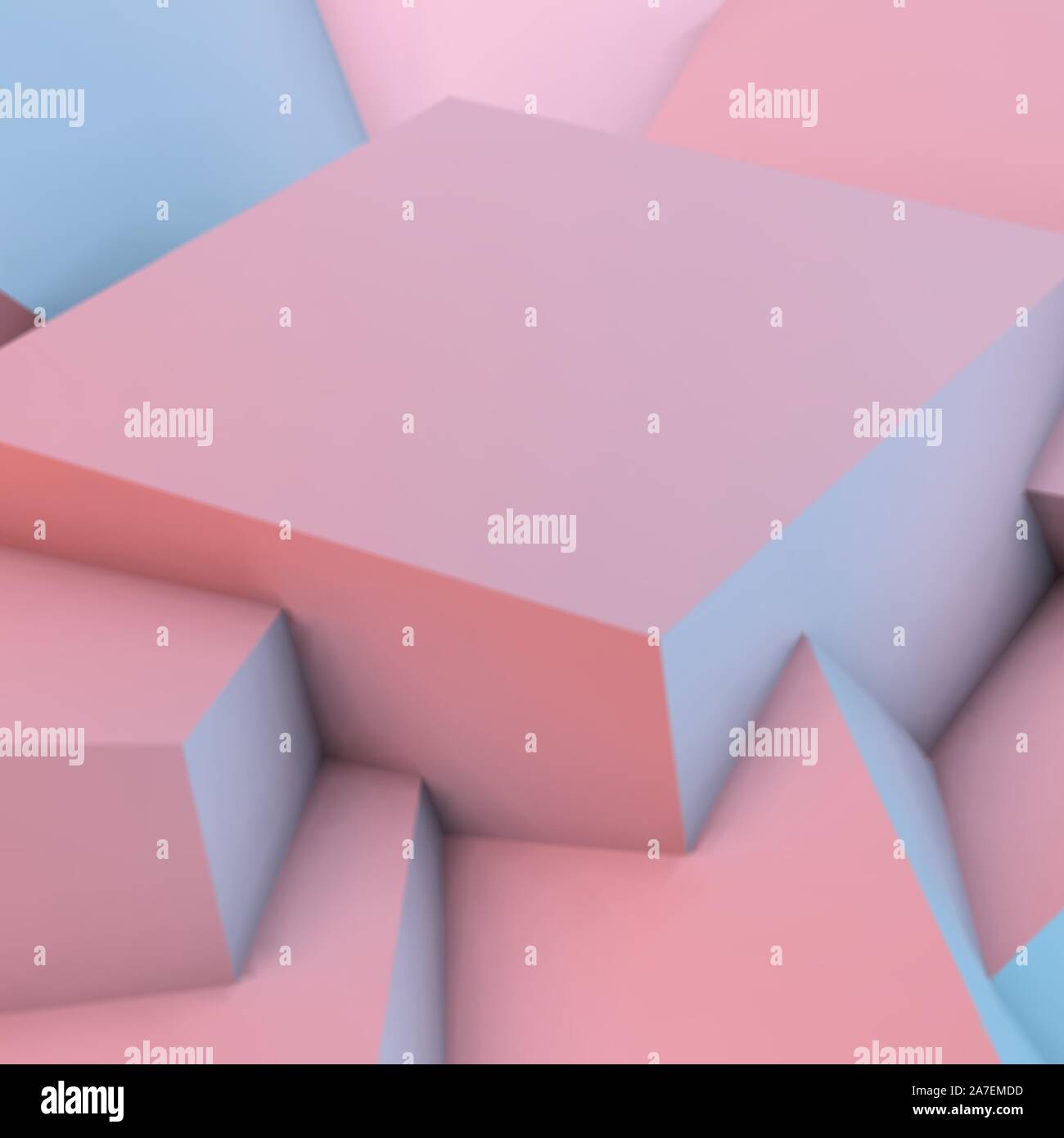 Abstract background with rose quartz and serenity cubes Stock Vector ...