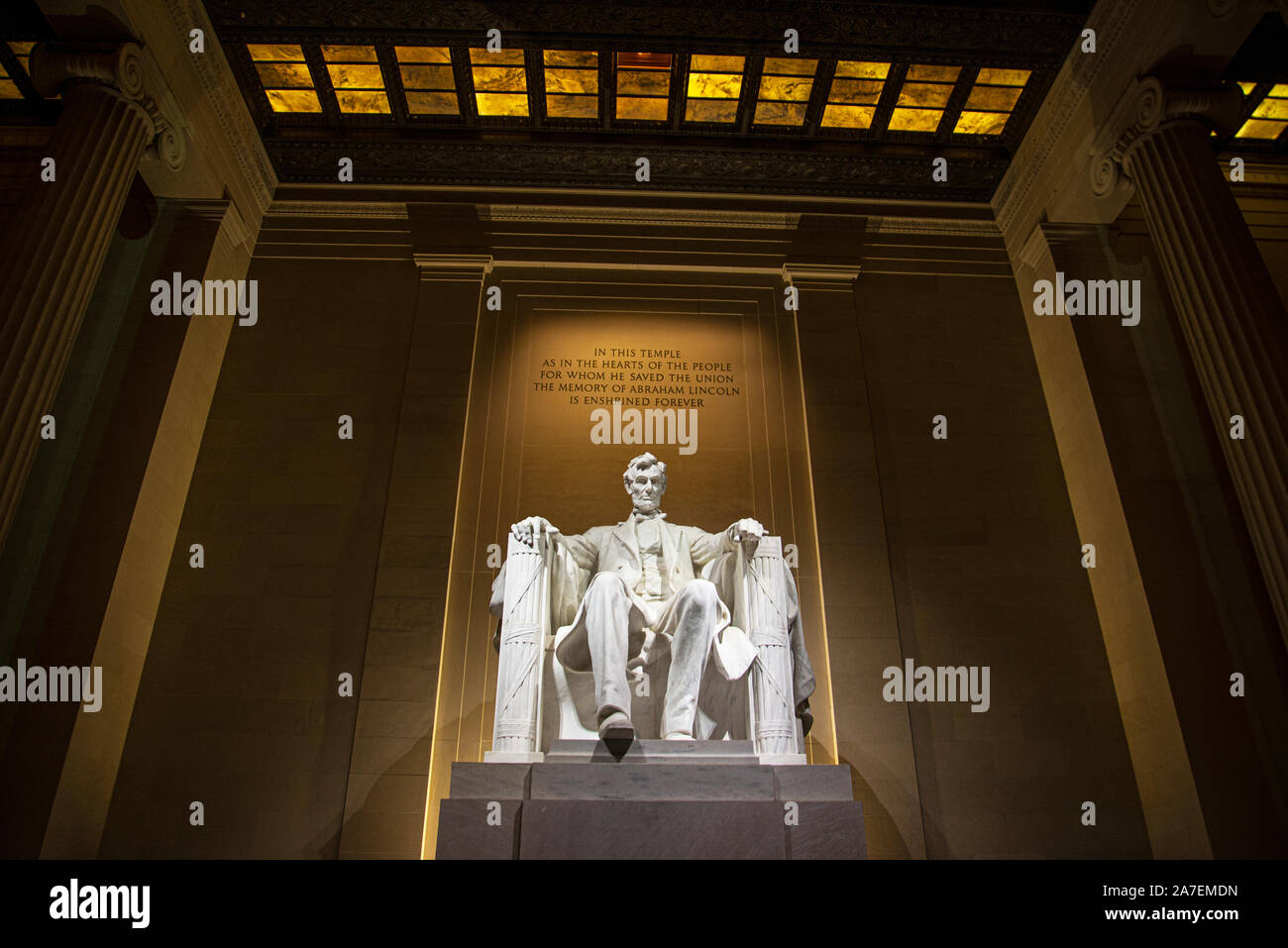 Abraham Lincoln statue Stock Photo - Alamy