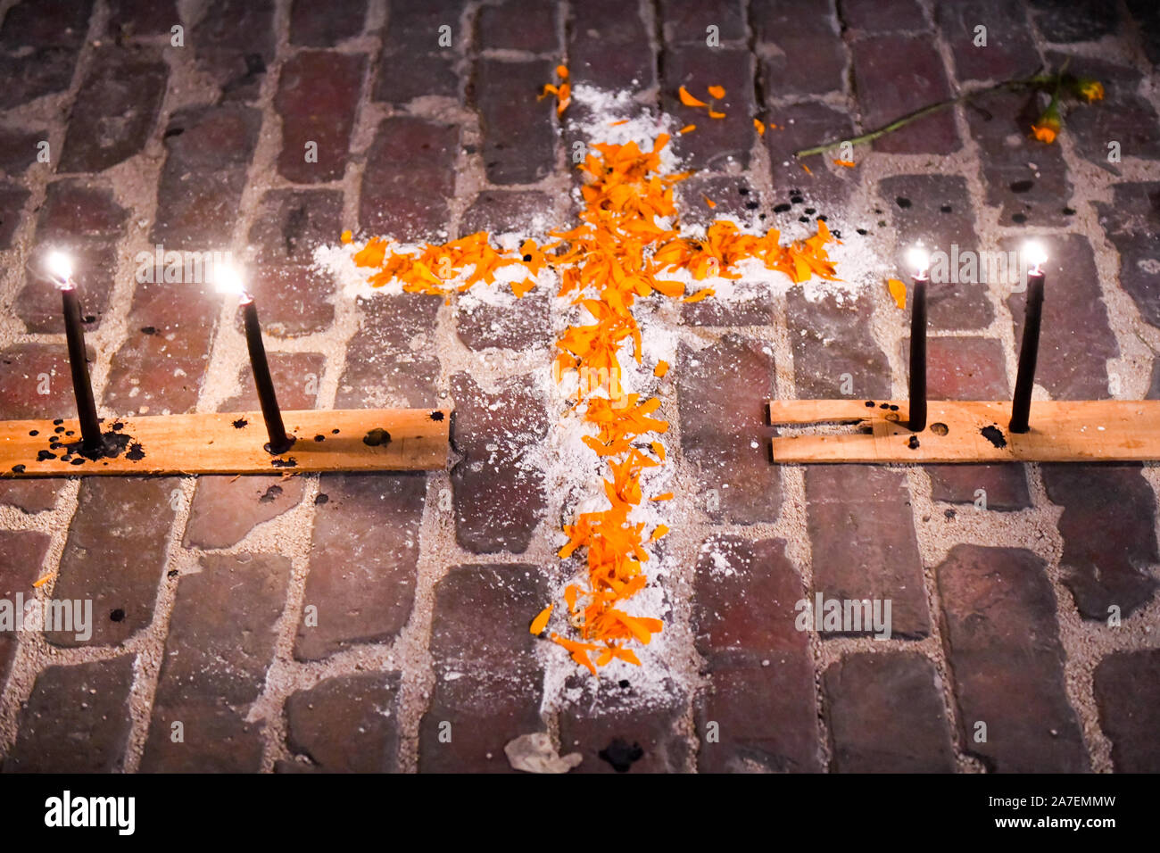 Family altar during Hanal Pixan which is the celebration of the Day of ...