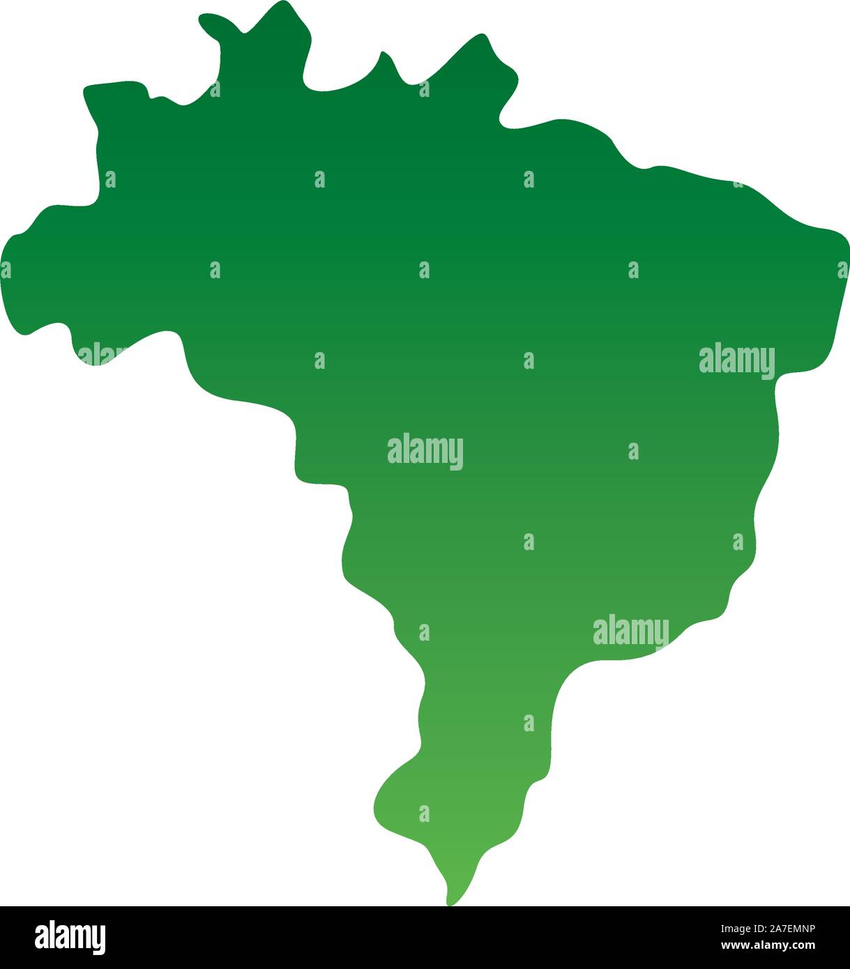 Isolated brazil map vector design Stock Vector Image & Art - Alamy