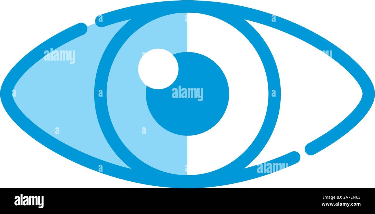 Isolated blue eye vector design Stock Vector Image & Art - Alamy