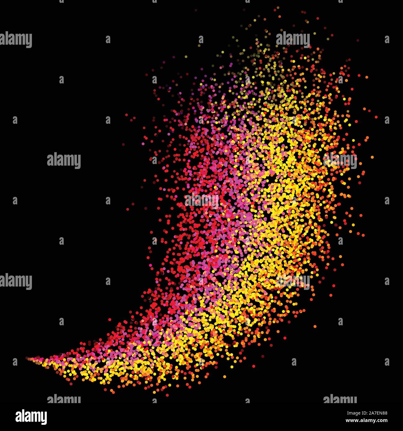 Scattered particles Stock Vector Images - Alamy