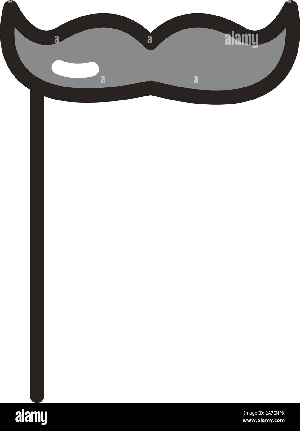 Isolated party mustache mask vector design Stock Vector Image & Art - Alamy