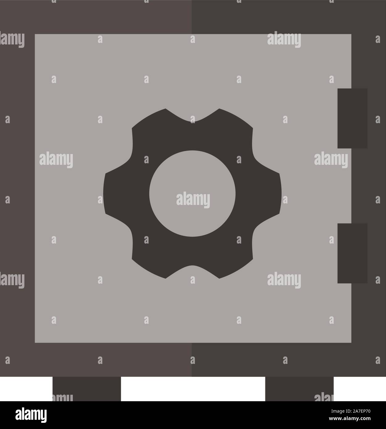 Isolated strongbox icon vector design Stock Vector Image & Art - Alamy