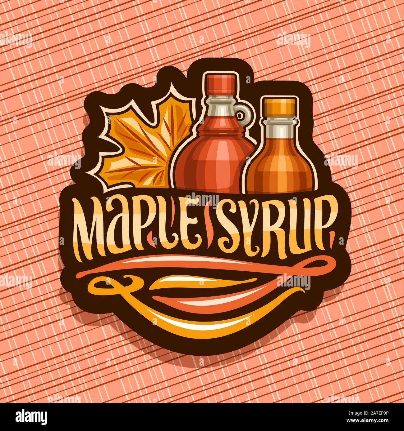 Maple leaf logo Stock Vector Images - Alamy