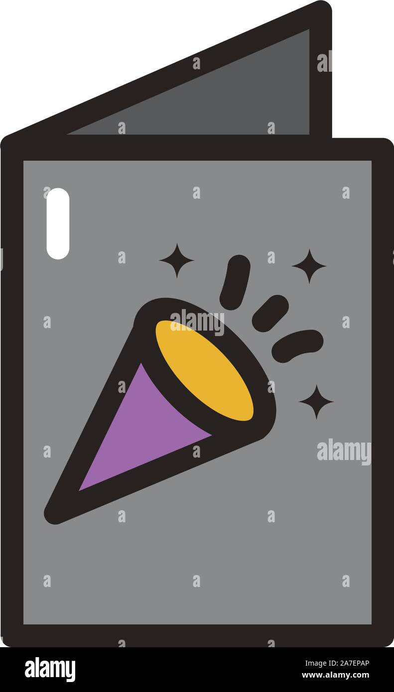 Isolated party menu vector design Stock Vector Image & Art - Alamy