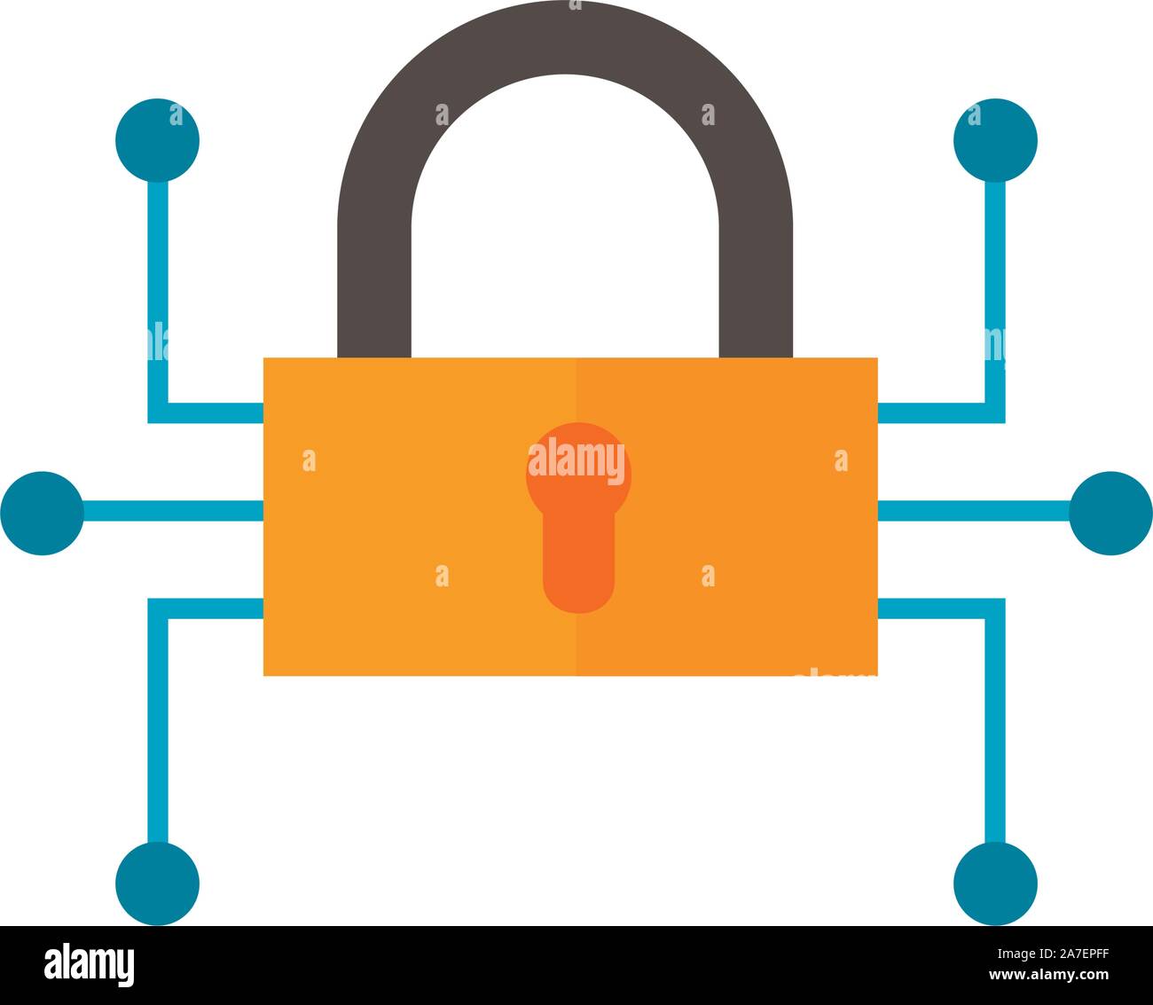 Padkock of security system vector design Stock Vector Image & Art - Alamy