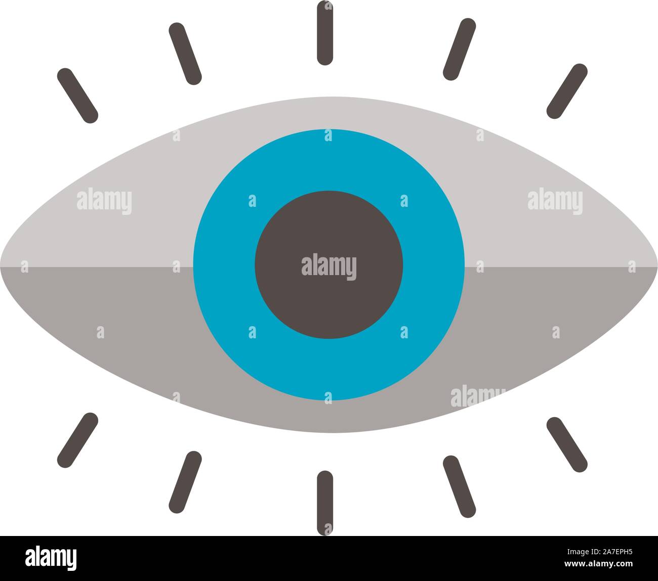 Isolated blue eye vector design Stock Vector Image & Art - Alamy