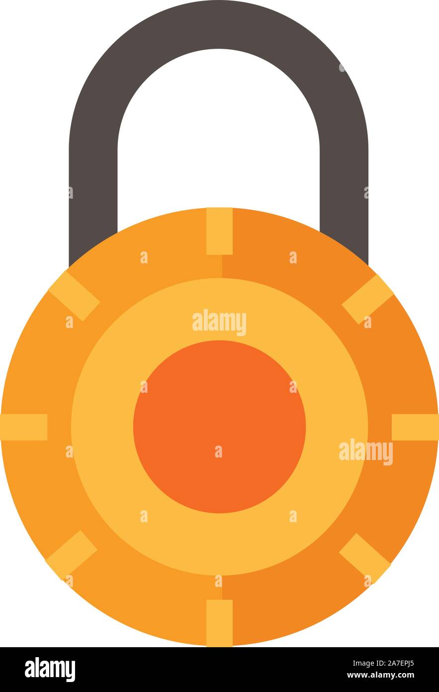 Isolated padlock vector design Stock Vector Image & Art - Alamy