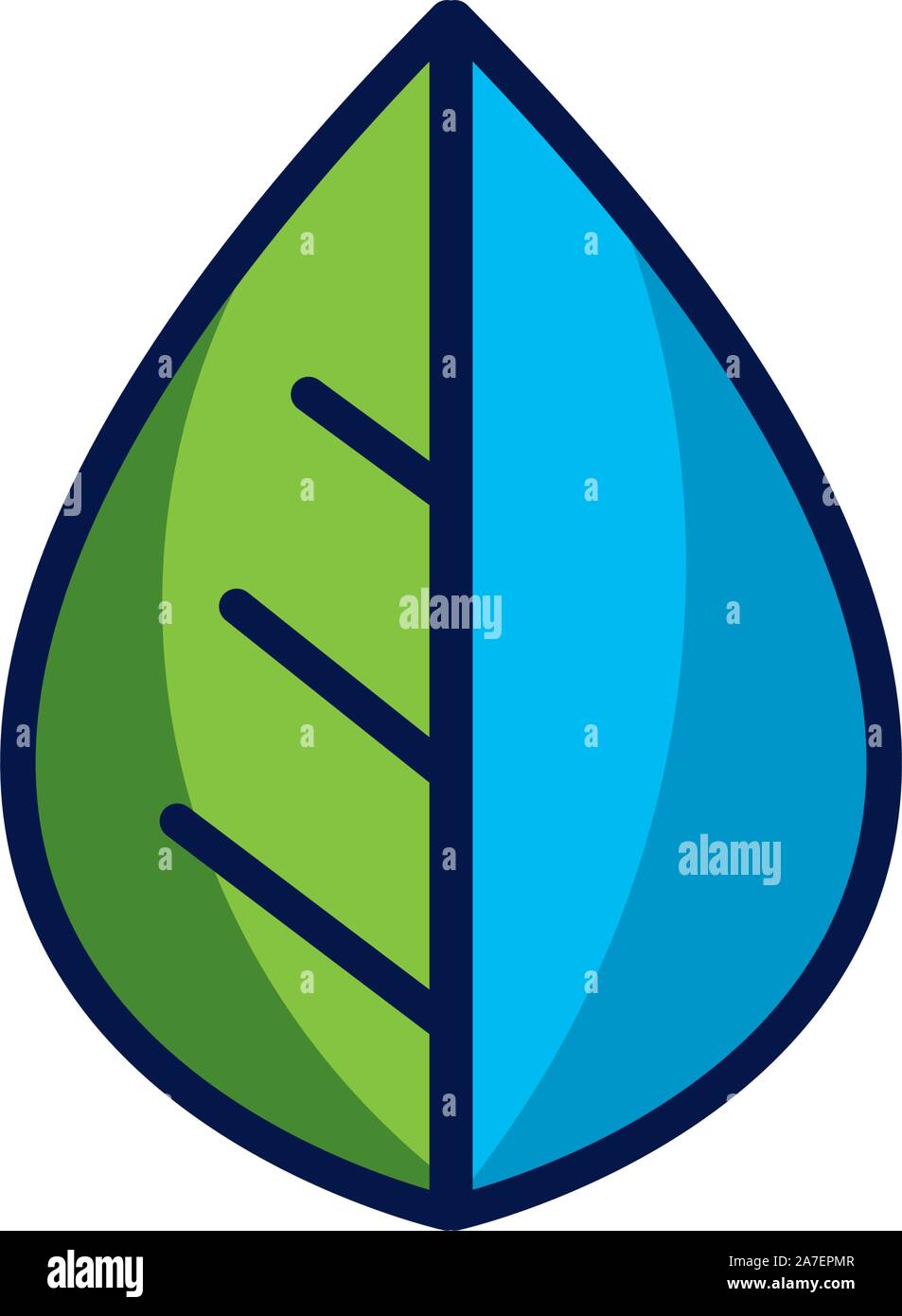 Isolated leaf icon vector design Stock Vector Image & Art - Alamy