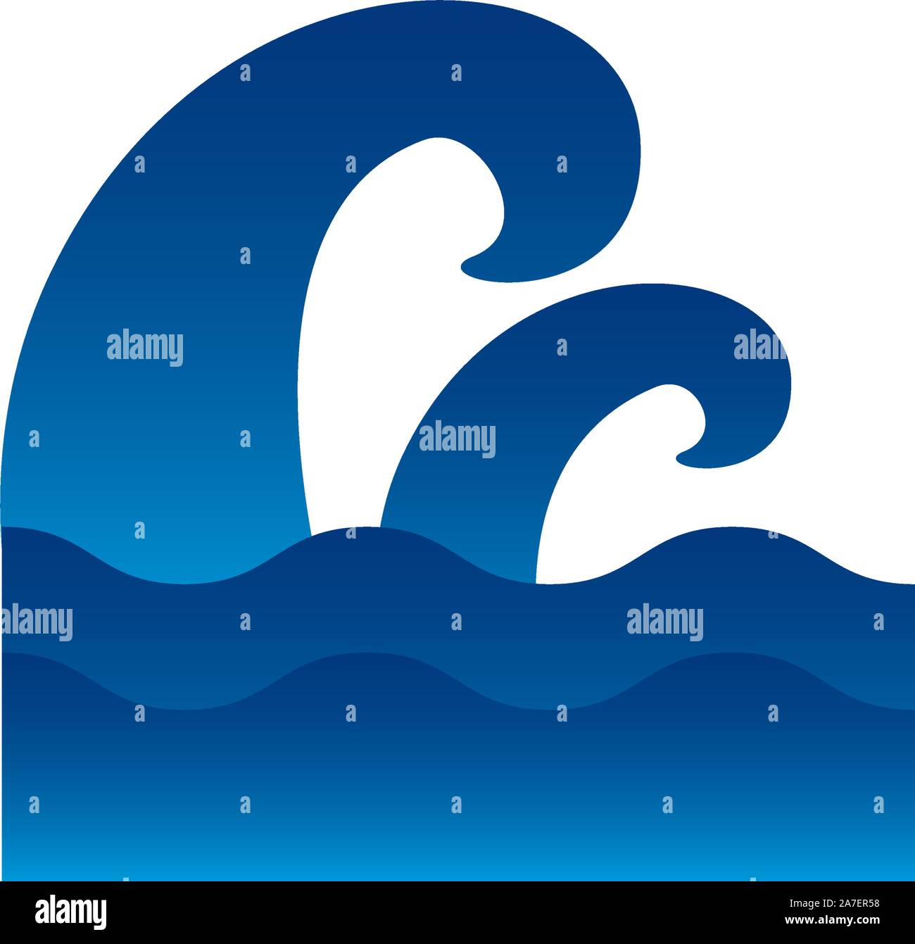 Isolated sea vector design Stock Vector Image & Art - Alamy