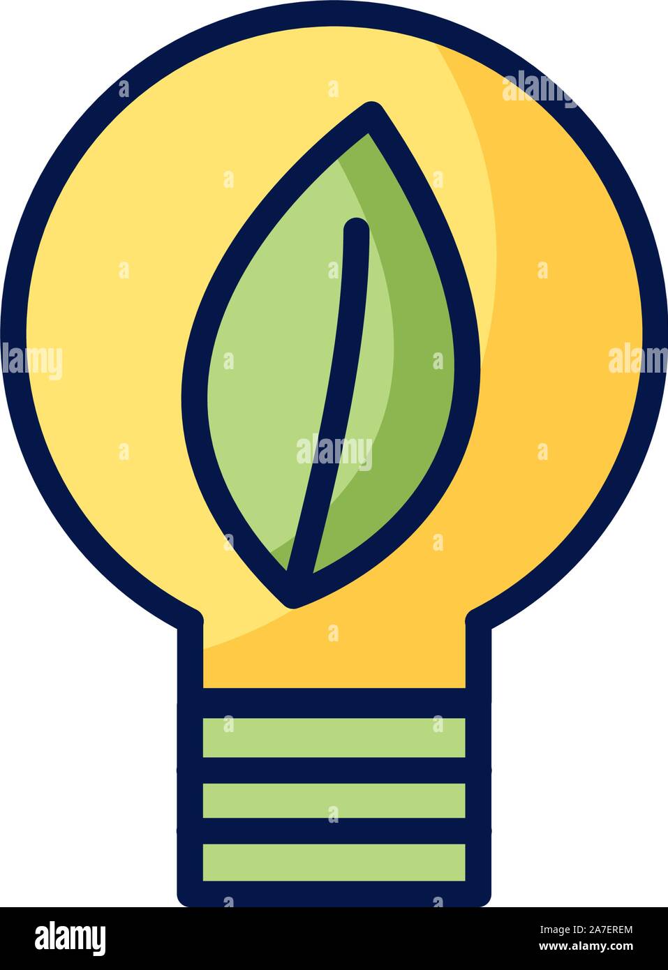 Isolated light bulb icon vector design Stock Vector Image & Art - Alamy