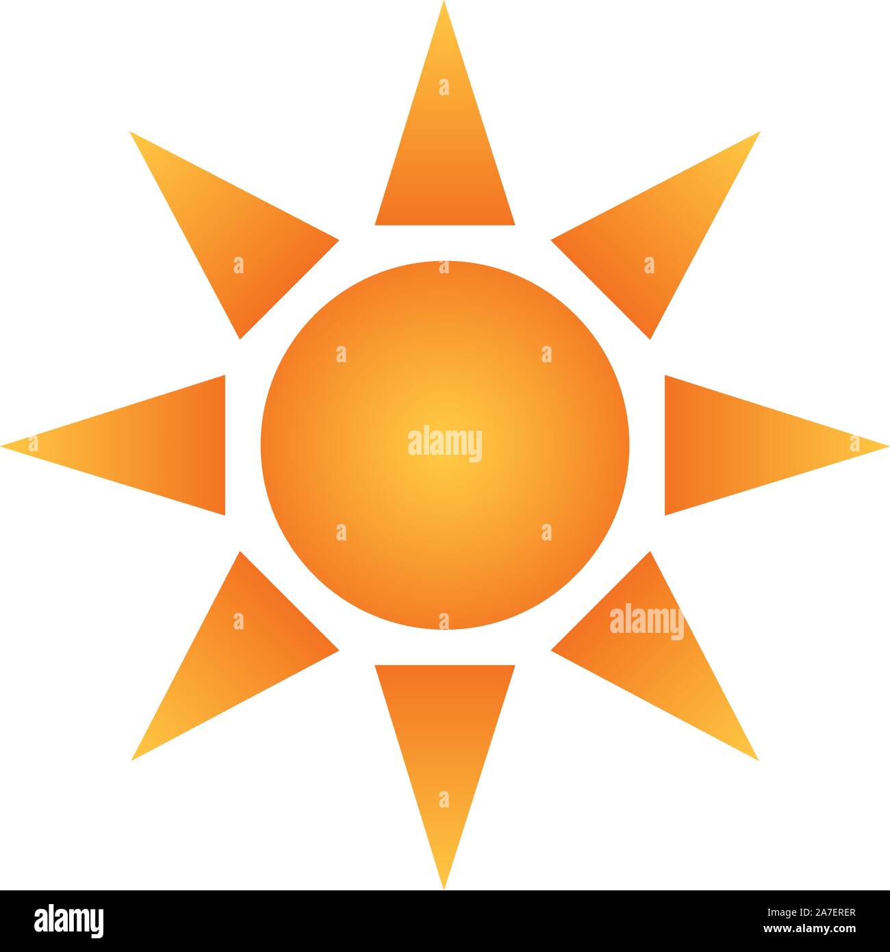 Isolated sun icon vector design Stock Vector Image & Art - Alamy