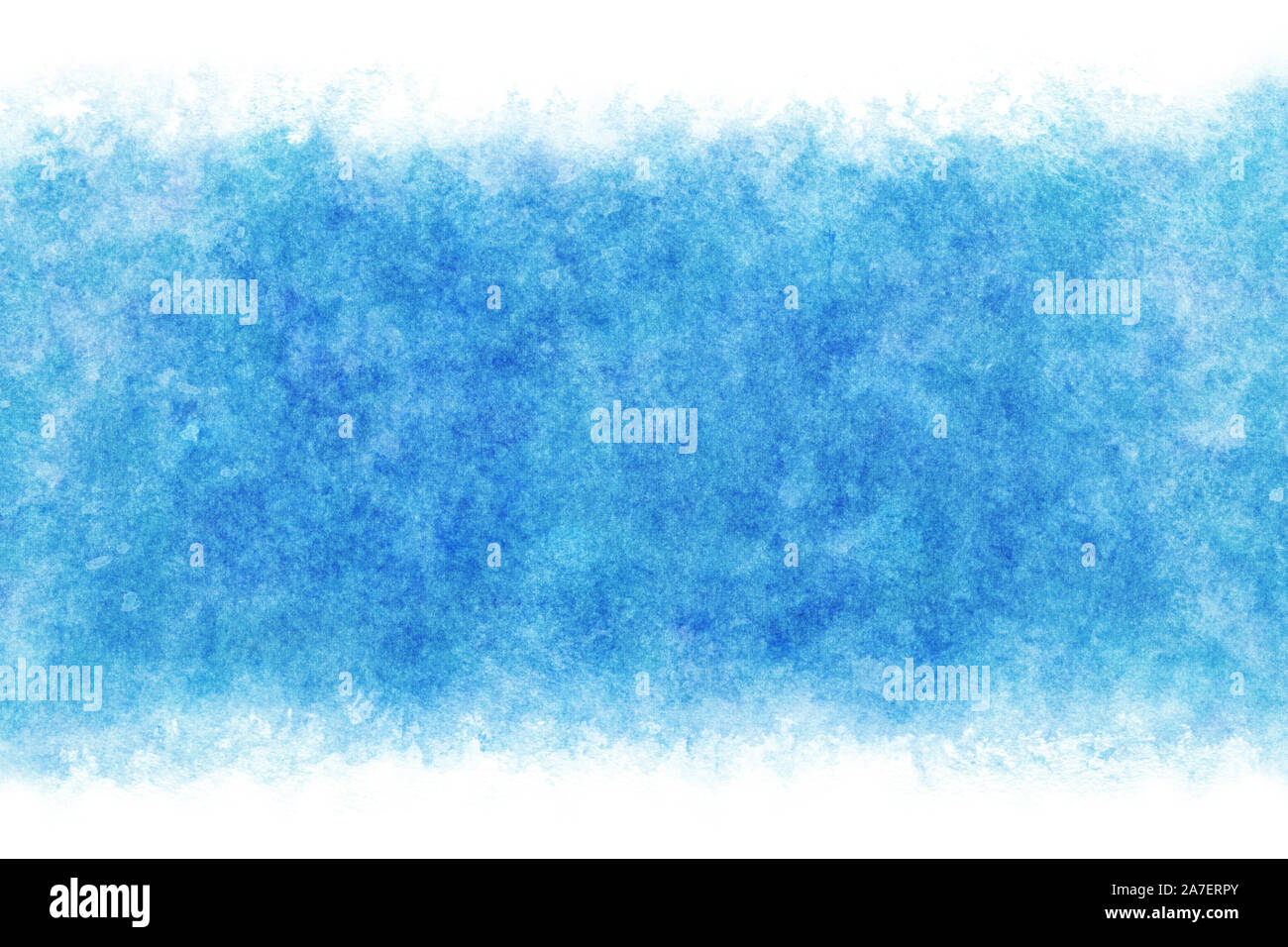 pastel color blue sky abstract or natural grunge watercolor paint ...