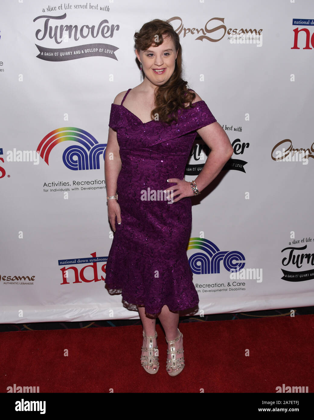 November 1, 2019, Van Nuys, California, USA: Jamie Brewer attends the ...